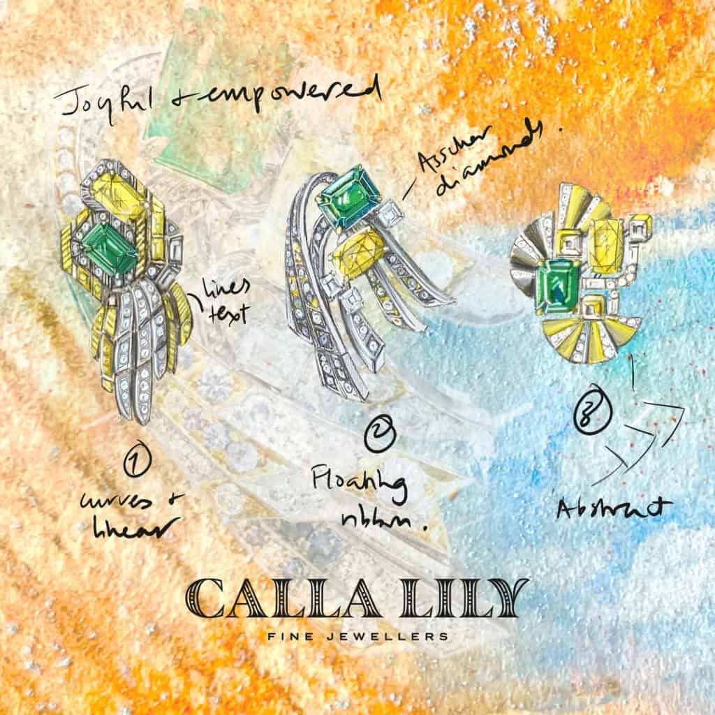 Our Hand Drawn Bespoke Jewellery Designs and Pieces in Singapore ...