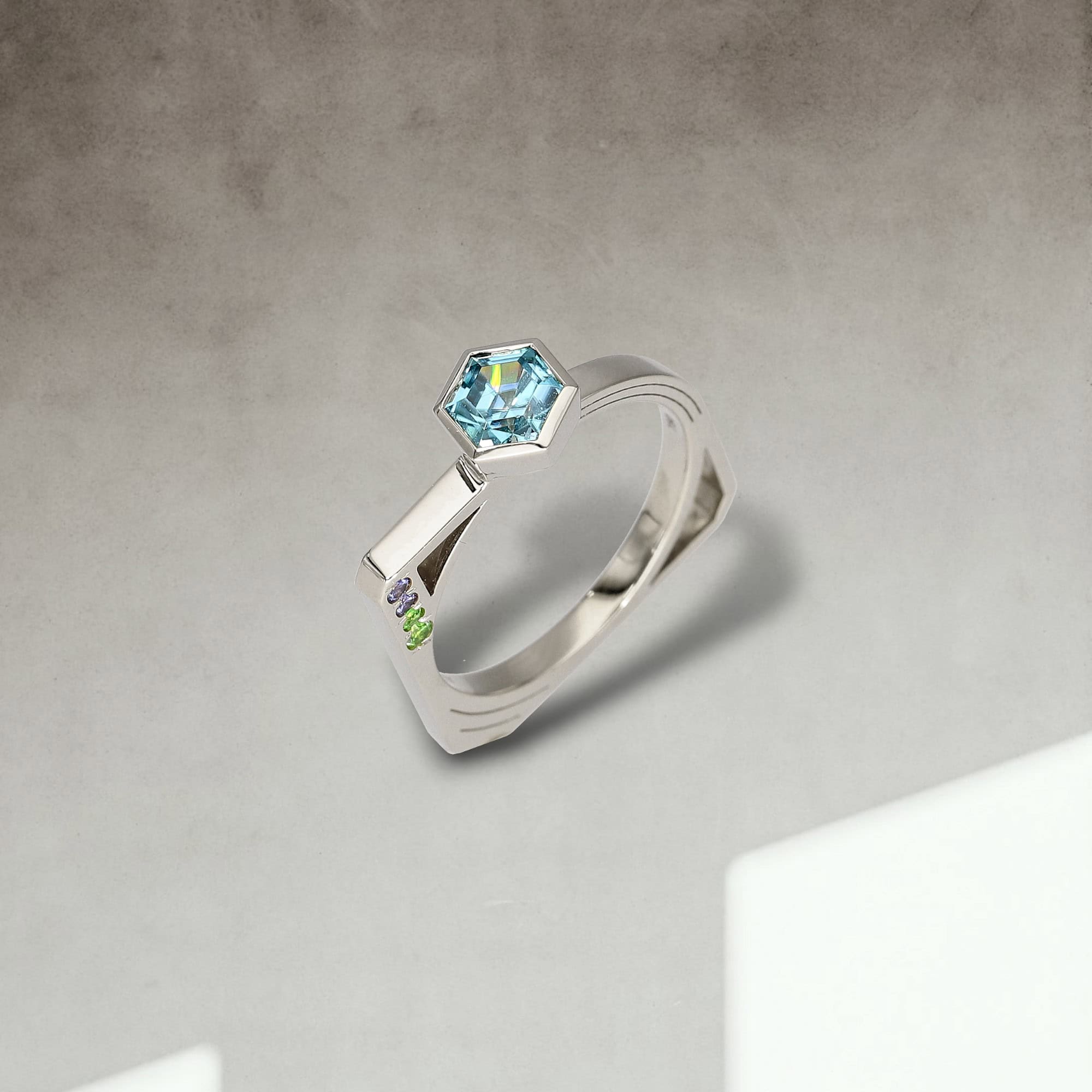 Arabian Asymmetrical Form Ring - Bespoke Jewellery | Calla Lily Fine ...