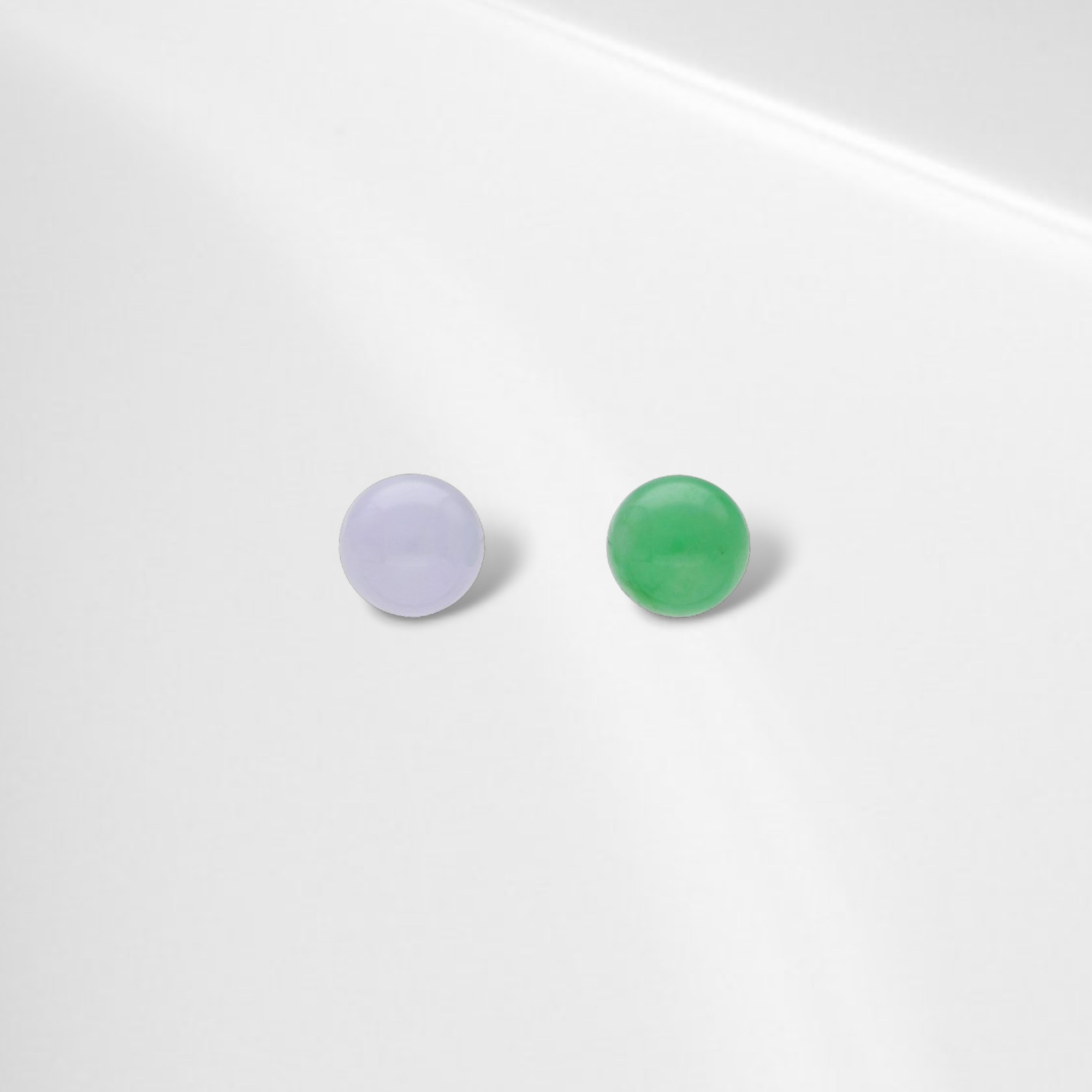 Type A Jade Yin Yang Sphere Studs[Pre-Order] - Bespoke Jewellery ...